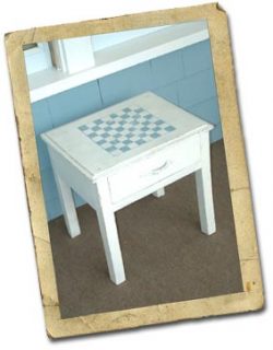 Checkerboard Table-Easy as 1, 2, 3 . . . 8 - RepcoLite Paints