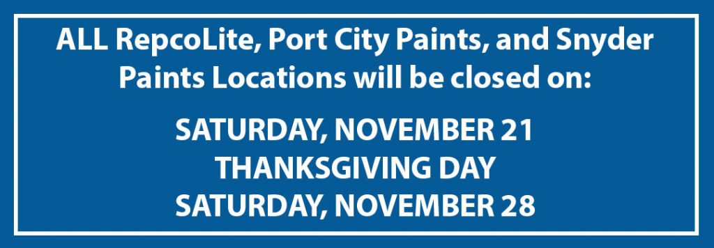 sat_closed - RepcoLite Paints